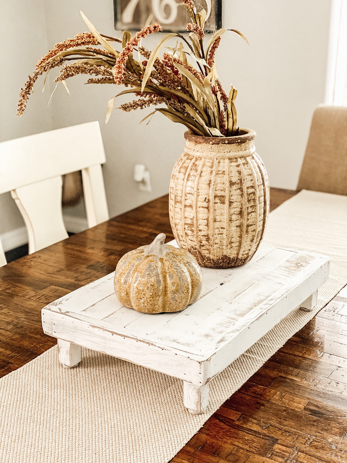 White Rustic Wooden Riser - Etsy