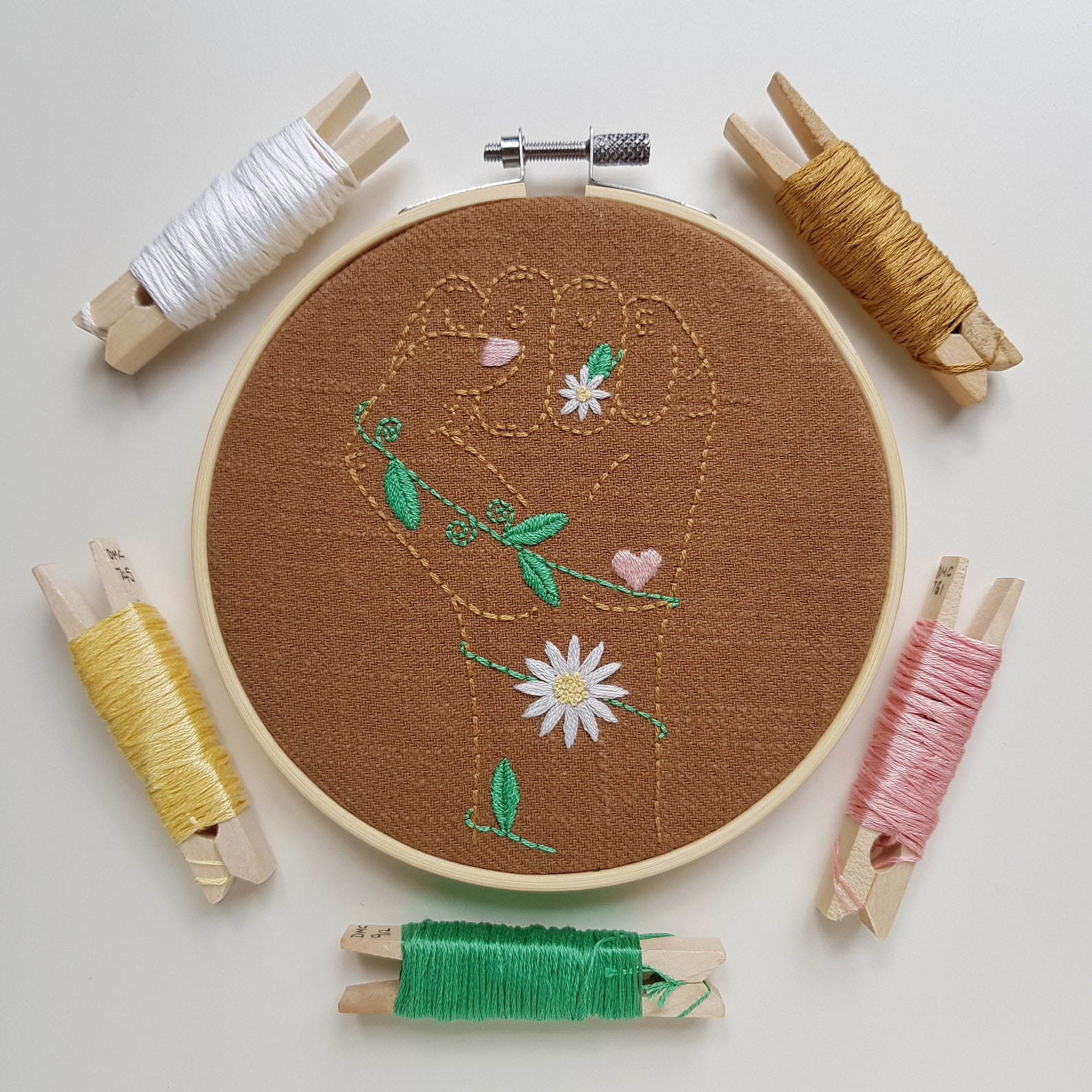 PDF DIGITAL DOWNLOAD Only. Embroidery Pattern, Template and Tutorial ...