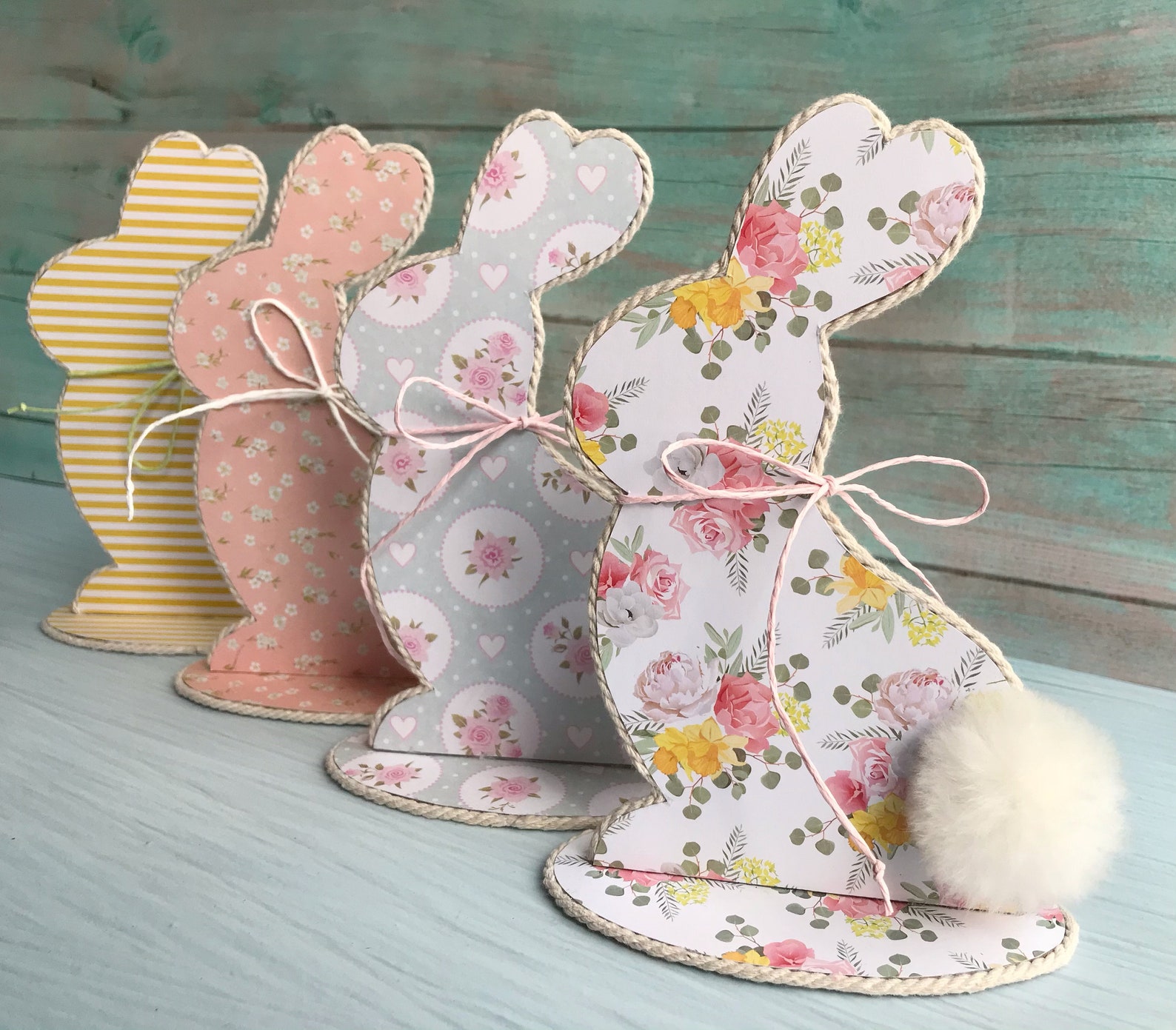 Easy Easter Bunny PDF Pattern Easter Decoration - Etsy