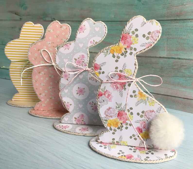 Easy Easter Bunny PDF Pattern Easter Decoration - Etsy