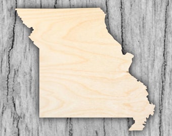 Missouri State Wood Cut Out Laser Cut - Etsy