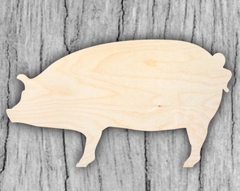 Pig, Wood, Cut Out, Shape - Etsy