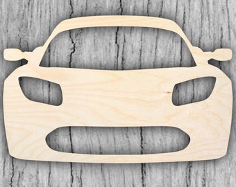 Super Car Cutout, Wooden Craft Supplies, Wood Crafting Shapes, Laser ...