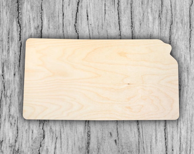 2 34 Kansas , KS State Wooden Cutout Shape, Silhouette, Gift Tags ...