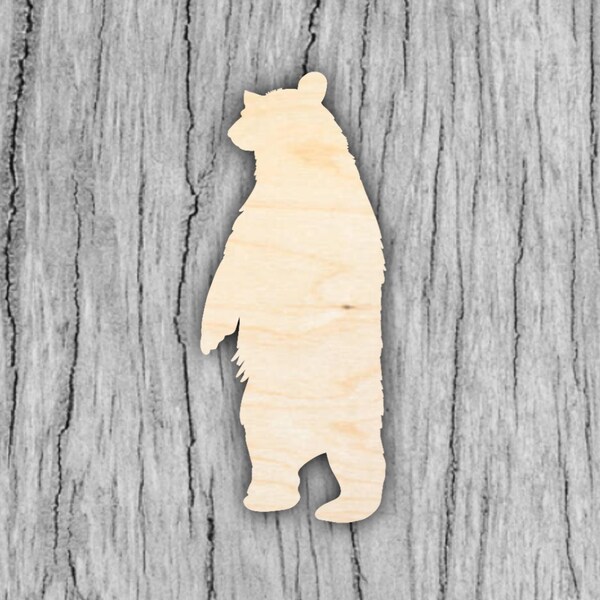 Bear Cut Out - Etsy