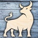 Wooden Bull Cut Out Shape - Laser Cut Wood Shape of Bull DIY Crafts ...