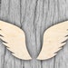 Wooden Wings Cut Out Shape - Laser Cut Wooden Shape Wings for DIY ...