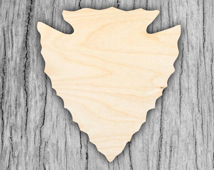 Wooden Arrowhead Cut Out Shape Laser Cut Wooden Shape Arrowhead Sign ...