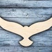 Wooden Falcon Cut Out Shape Laser Cut Wood Shape of Falcon Bird Gifts ...