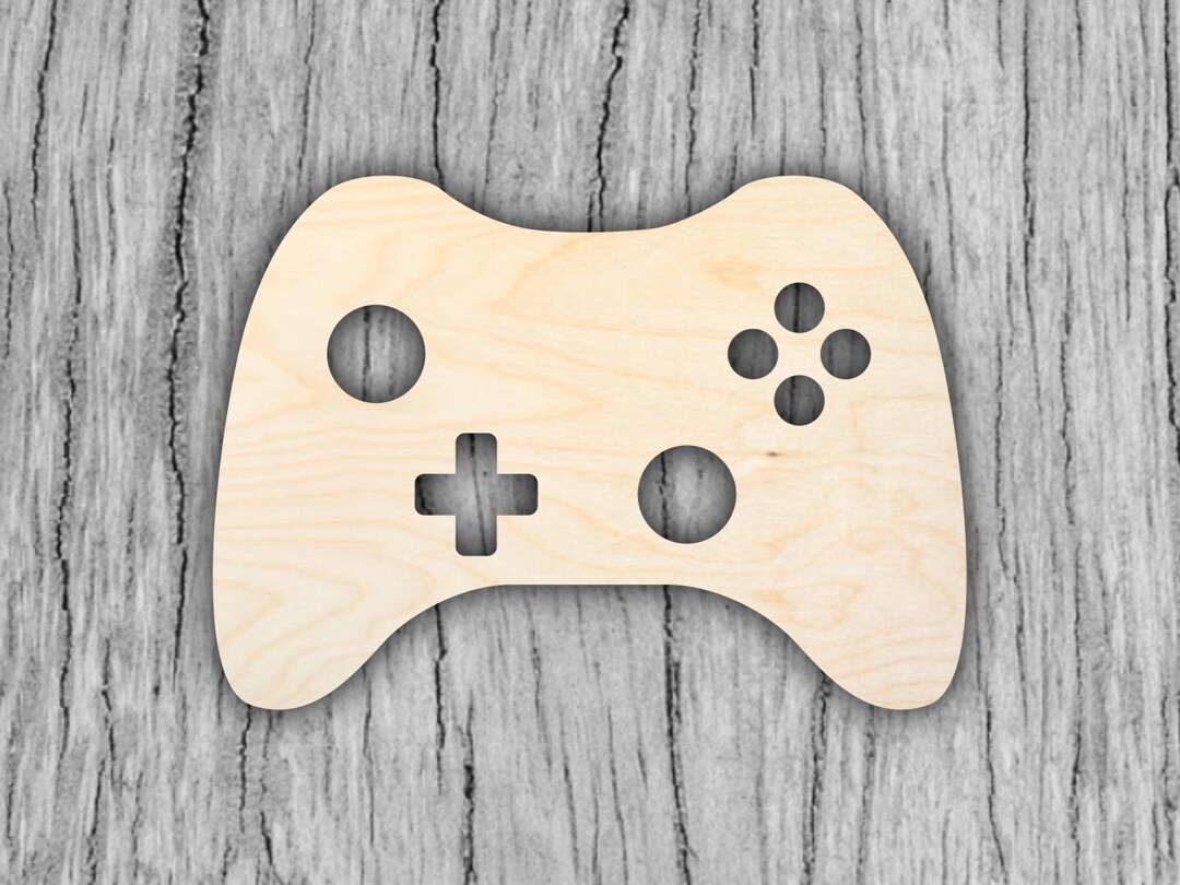 Wood Controller Cut Out Shape - Laser Cut Wooden Shaped Gamer Game ...