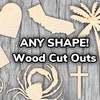 Wooden Skeleton Cut Out Shape - Laser Cut Wood Shape of Skeleton Torso ...