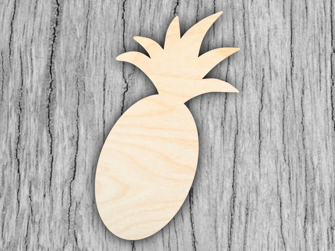 Wooden Pineapple Cut Out Shape Laser Cut Wooden Shape Pineapple Pina ...