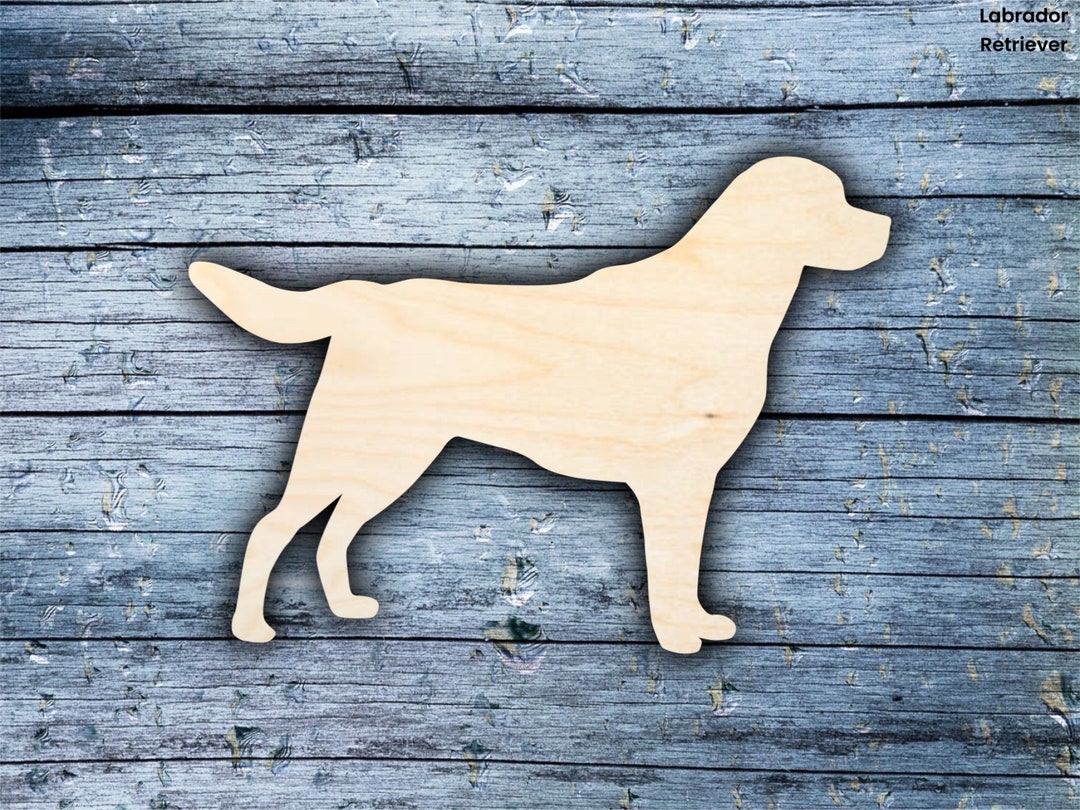 Wooden Labrador Retriever Cut Out Shape Laser Cut Wood Shape of ...