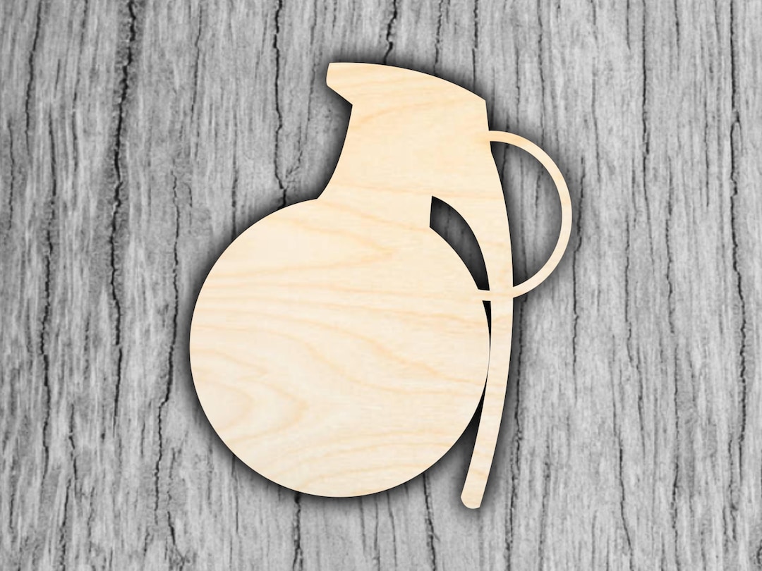 Wooden Frag Cut Out Shape Laser Cut Wooden Shape Frag Sign DIY Crafts ...