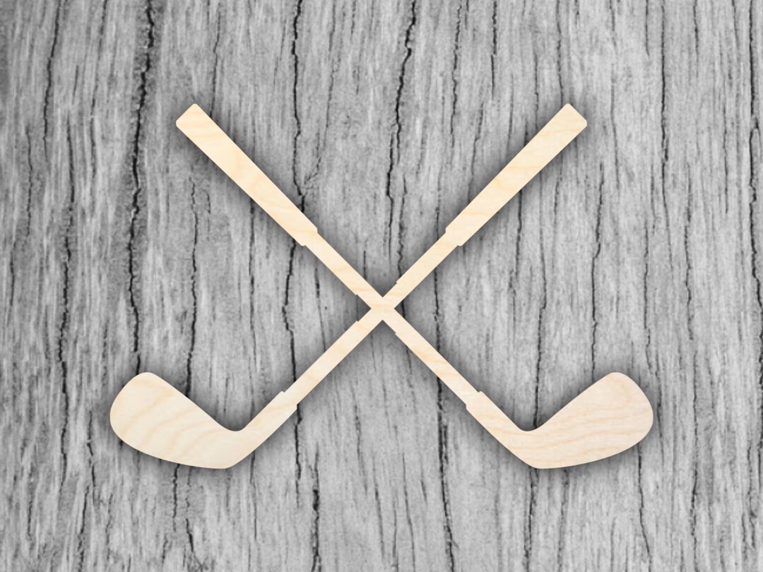 Wooden Golf Clubs Cut Out Shape - Laser Cut Wooden Shape Golf Club ...