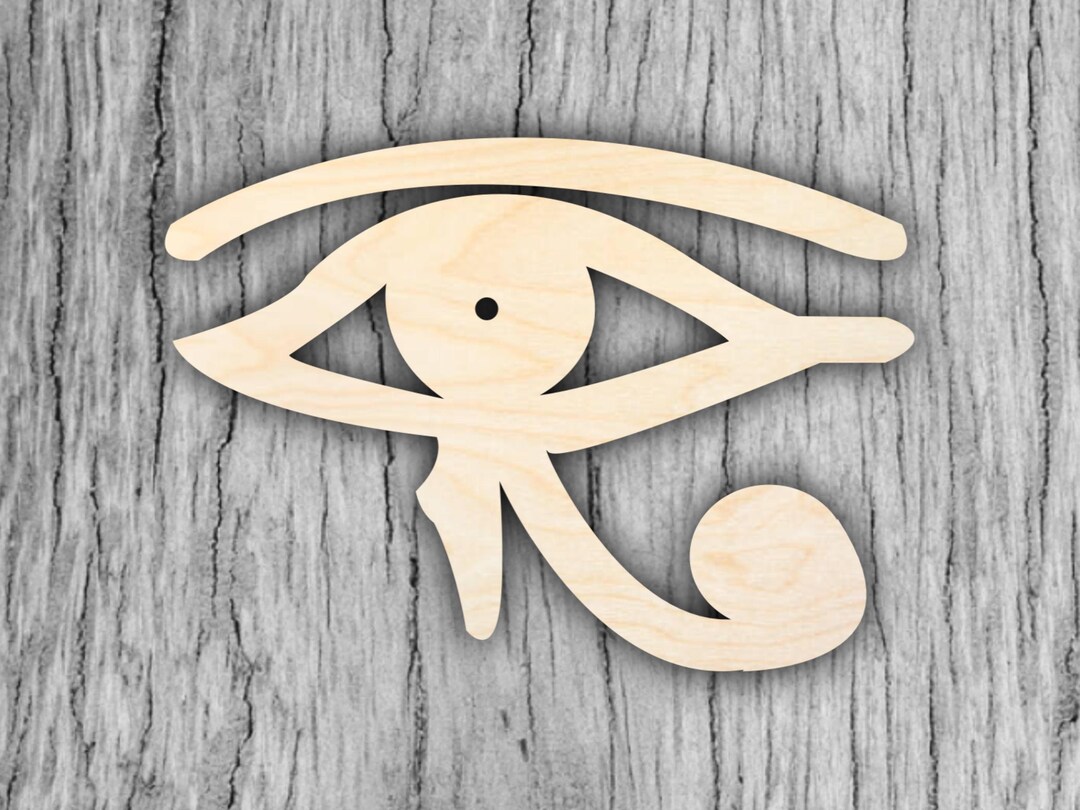 Wooden Eye of Horus Cut Out Shape Laser Cut Wooden Shape Eye of Horus ...