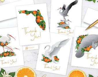 Florida Thank You Card - Etsy