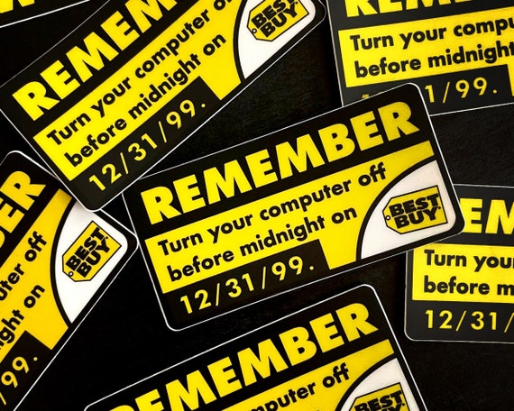 90's Y2K Computer Sticker | Etsy