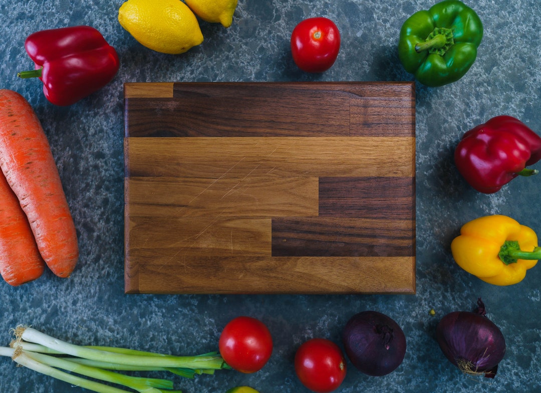 European Walnut Chopping Board, Wood Serving Board, Wood Butchers Block ...