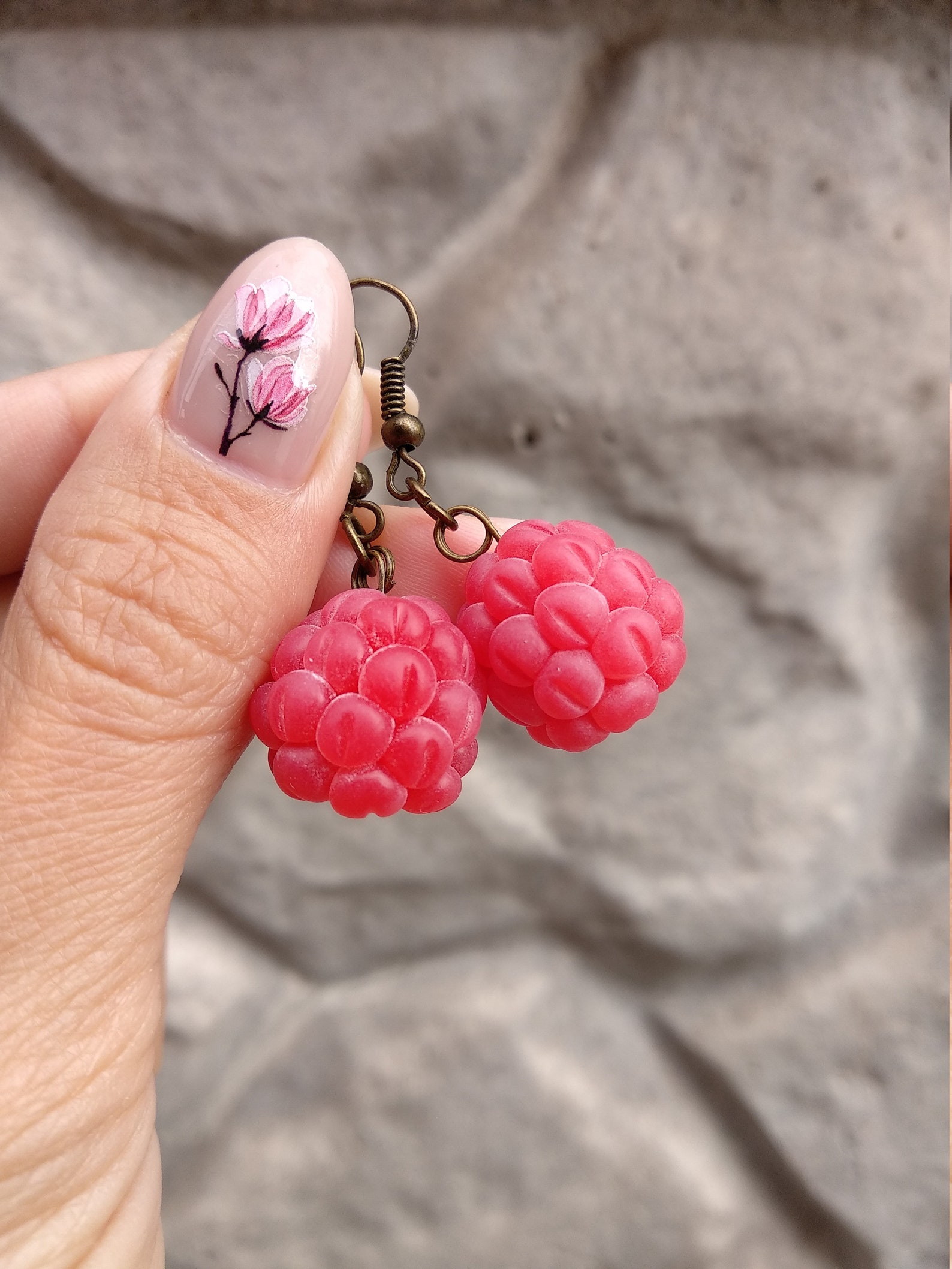 Berry earrings in vary designs Realistic berry earrings | Etsy