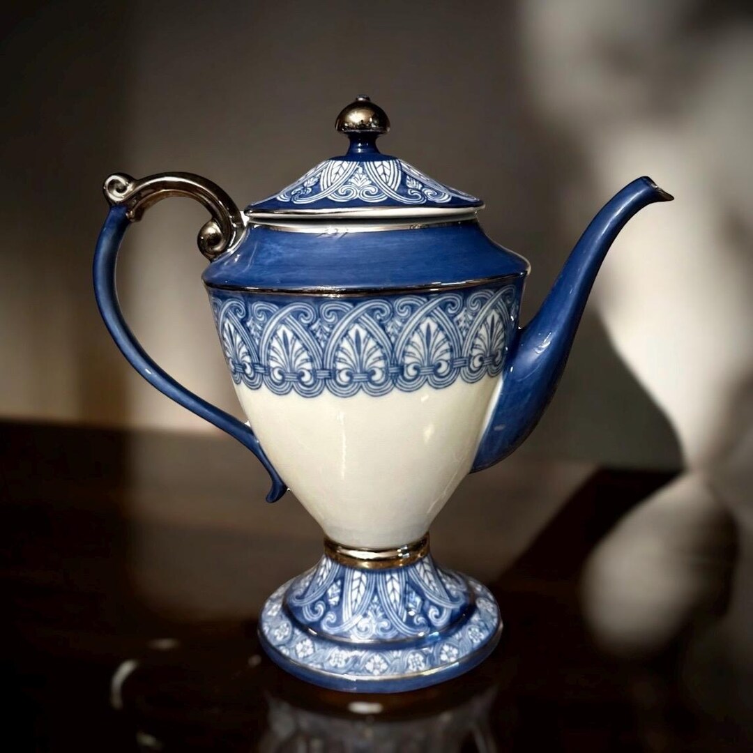 RARE Vintage Antique Bombay Brand Porcelain Tea Kettle Real Vintage ...