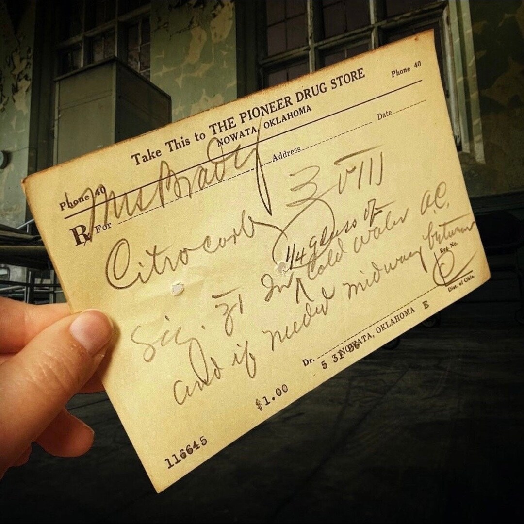 Vintage Medical Prescription Antique Prescription Card Medical ...