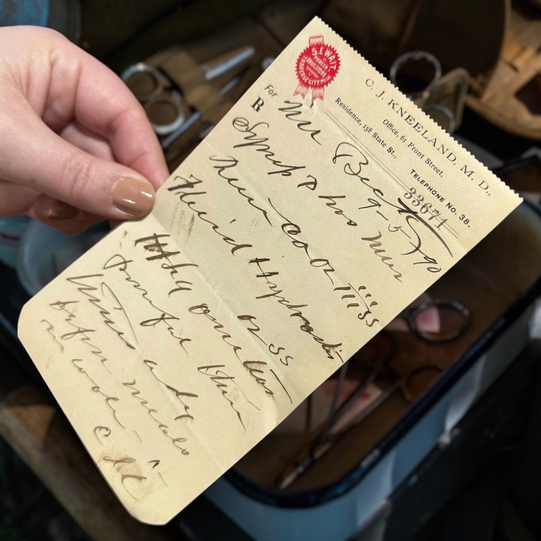 Vintage Medical Prescription Card Antique Prescription Card Medical ...