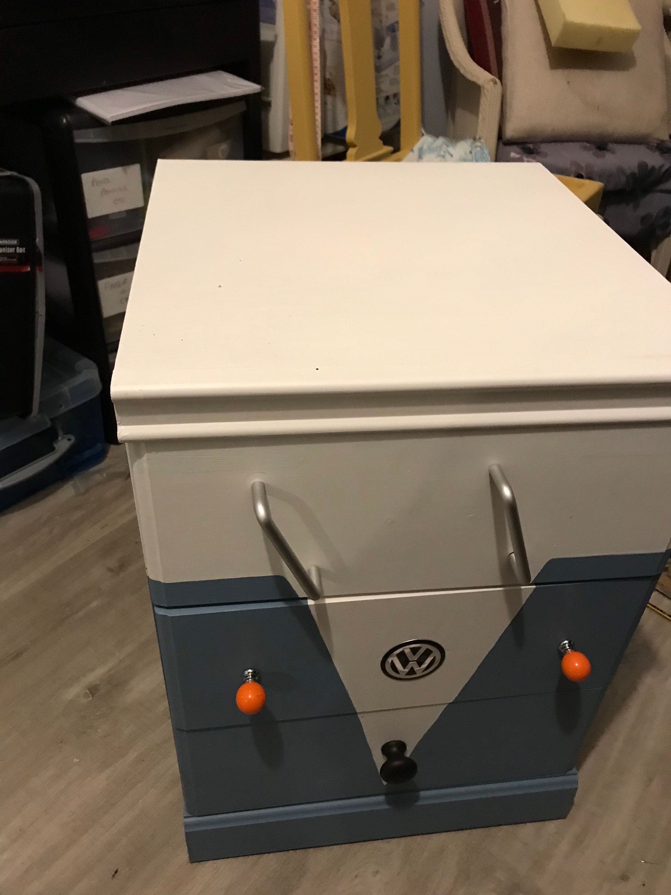 VW Campervan Bedside Table and Drawer Unit - Etsy