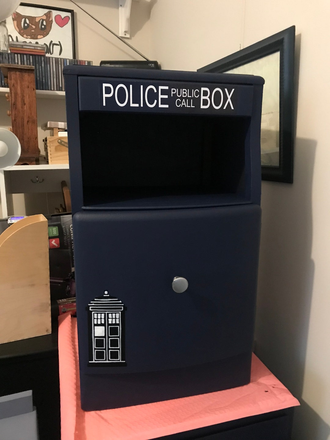 Dr Who Tardis Inspired Bedside Cabinet - Etsy