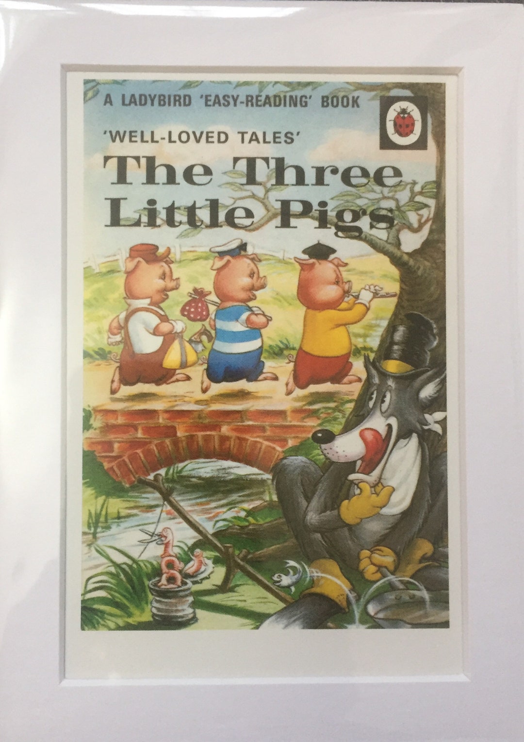 Mounted Ladybird Postcards - Etsy UK
