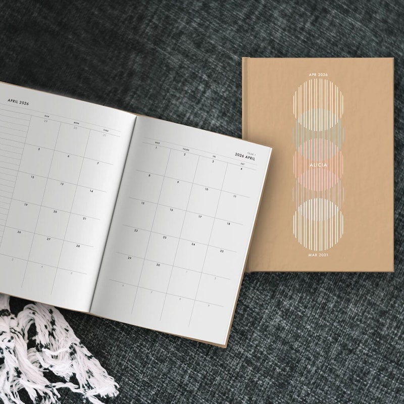 Hard Cover Year Planner - Etsy