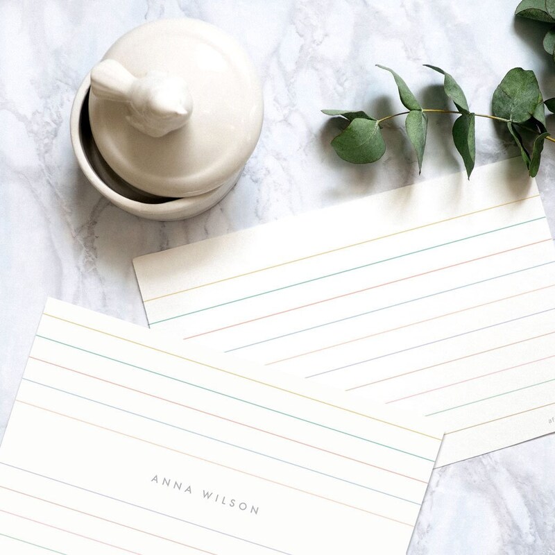 Flat Note Cards - Etsy