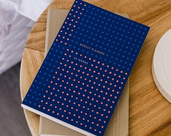 Modern Undated Weekly Planner Book | Week on 2 Pages | 52 Weeks, 12 ...