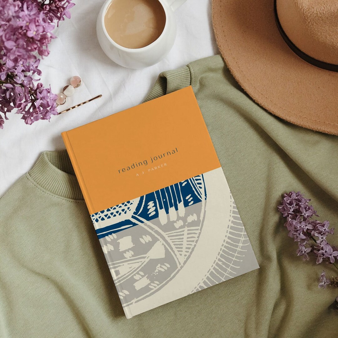 Personalized Reading Journal Log-book Double-page Log Guided Book ...