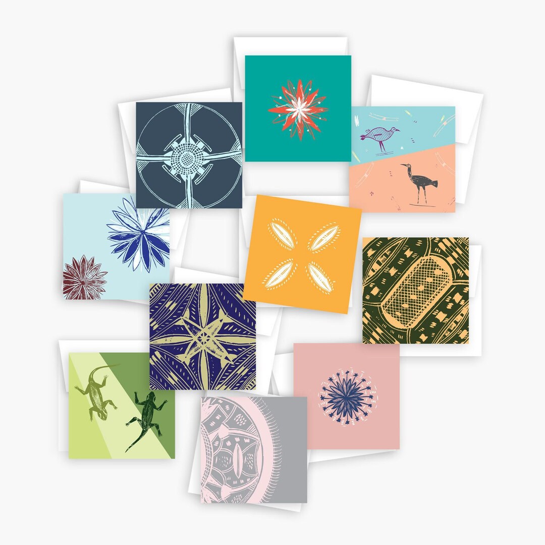 African-inspired Note Cards (variety Pack, Set of 10) - Cute ...
