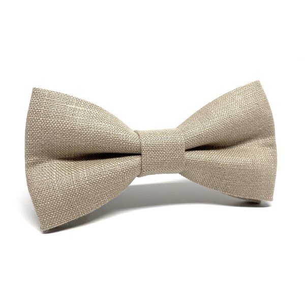 Linen Bow Tie - Etsy