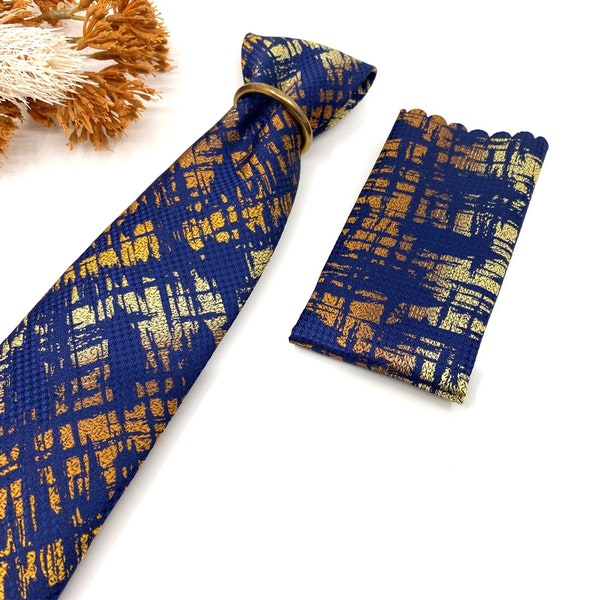 Navy Blue Necktie - Etsy