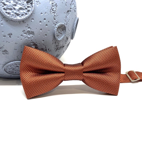 Copper Rust Bronze Bow Tie Bow Tie Boys Groom Bow Tie - Etsy