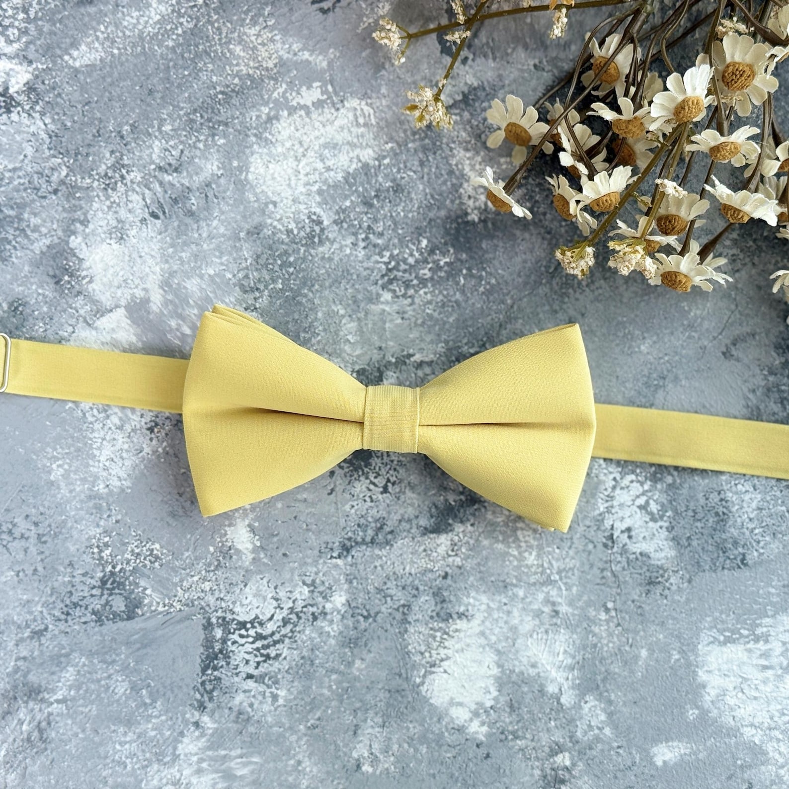 Pastel Yellow Linen Bow Tie & Suspenders Set - Kids Wedding Outfit - Etsy