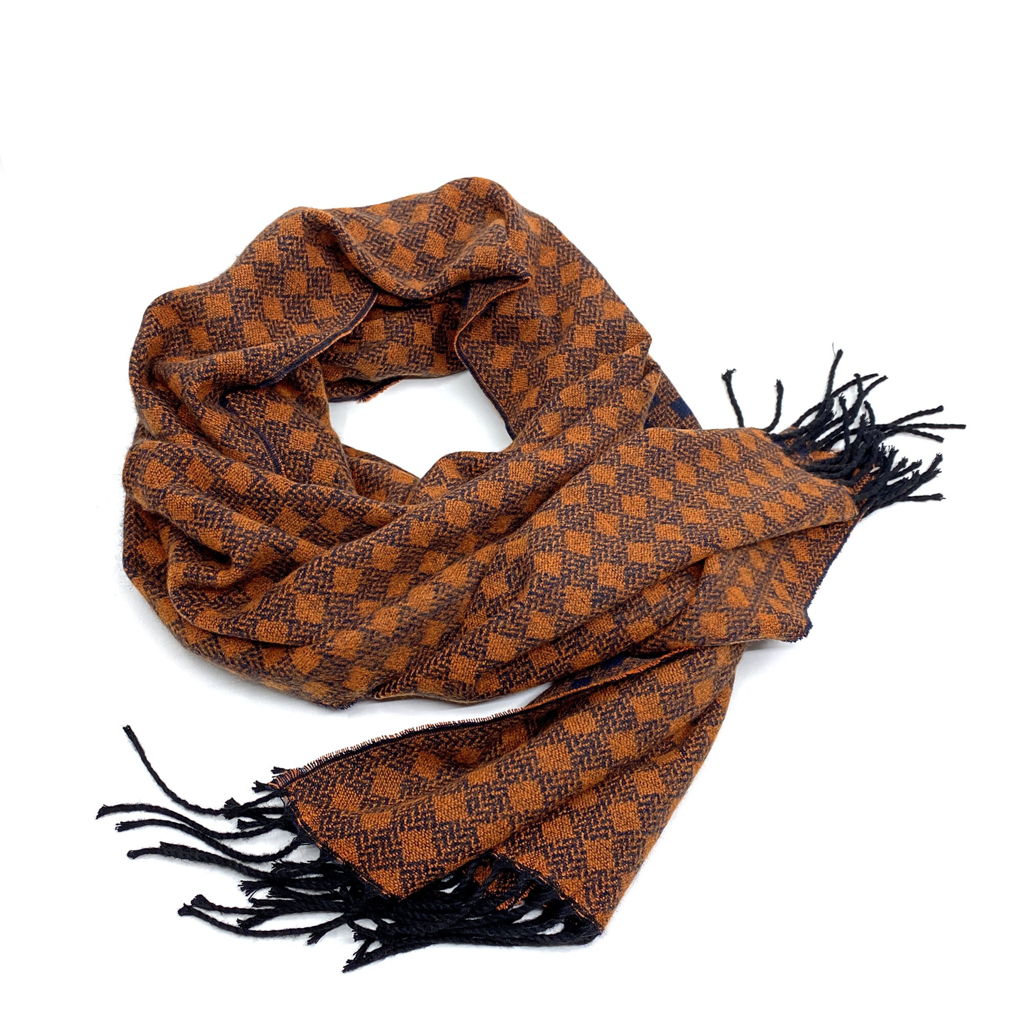 Burnt Orange Scarves Navy Scarf Men Scarf Men Winter Scarf | Etsy