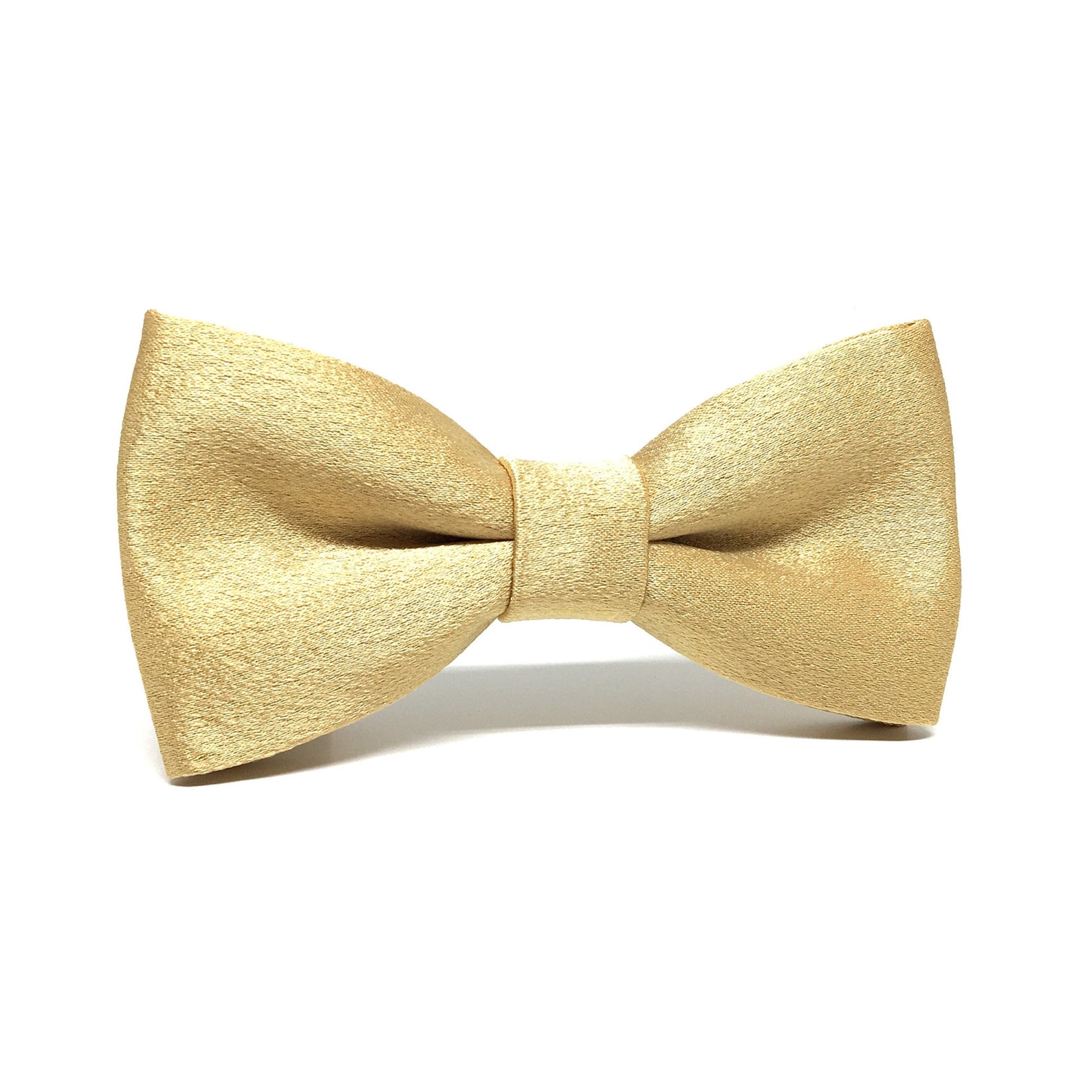 Gold Bow Tie Gold Silk Bow Tie Groom Bow Tie Wedding Bow - Etsy