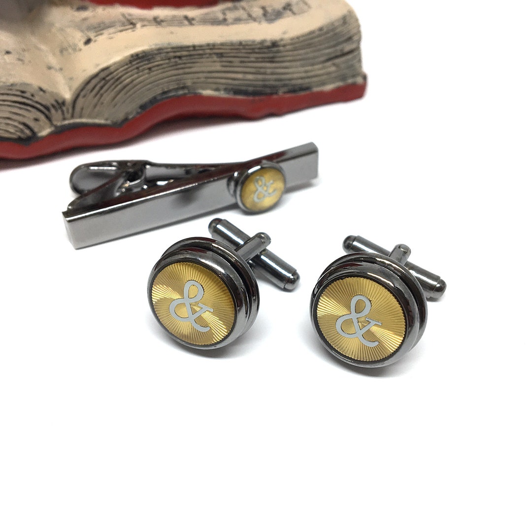 Personalized Tie Pin Cufflinks Set Wedding Cufflinks and Tie - Etsy