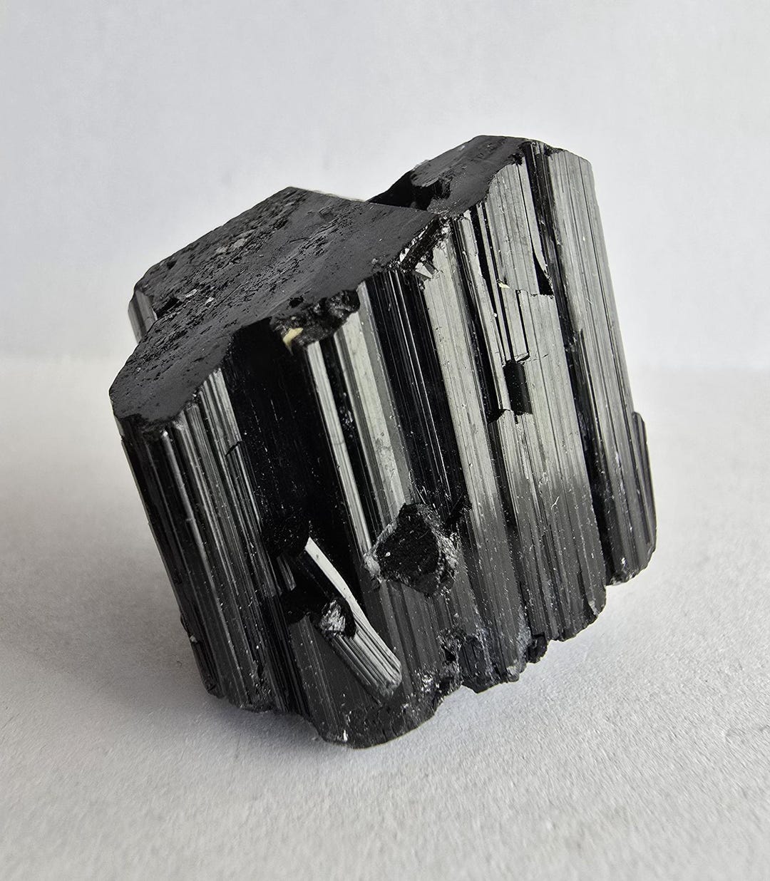 Black Schorl Tourmaline Crystal From Madagascar- Metaphysical and ...