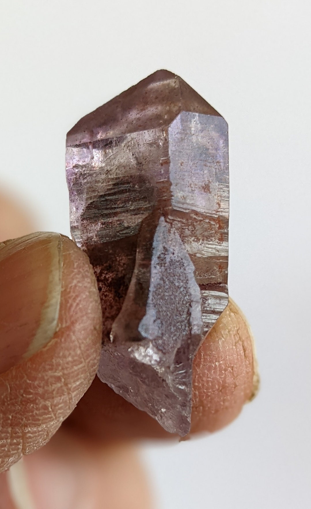 Zimbabwe Shangaan Scepter Smoky Amethyst Quartz Crystal - Metaphysical ...