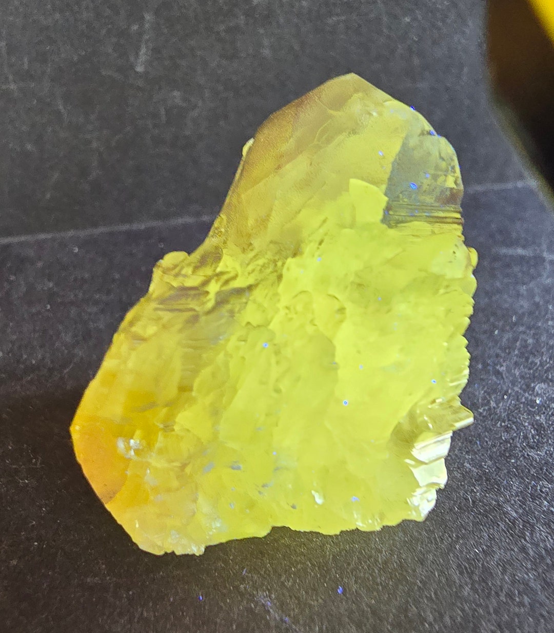 Fluorescent Cerrusite Crystal Mibladen Morocco Metaphysical Mineral ...