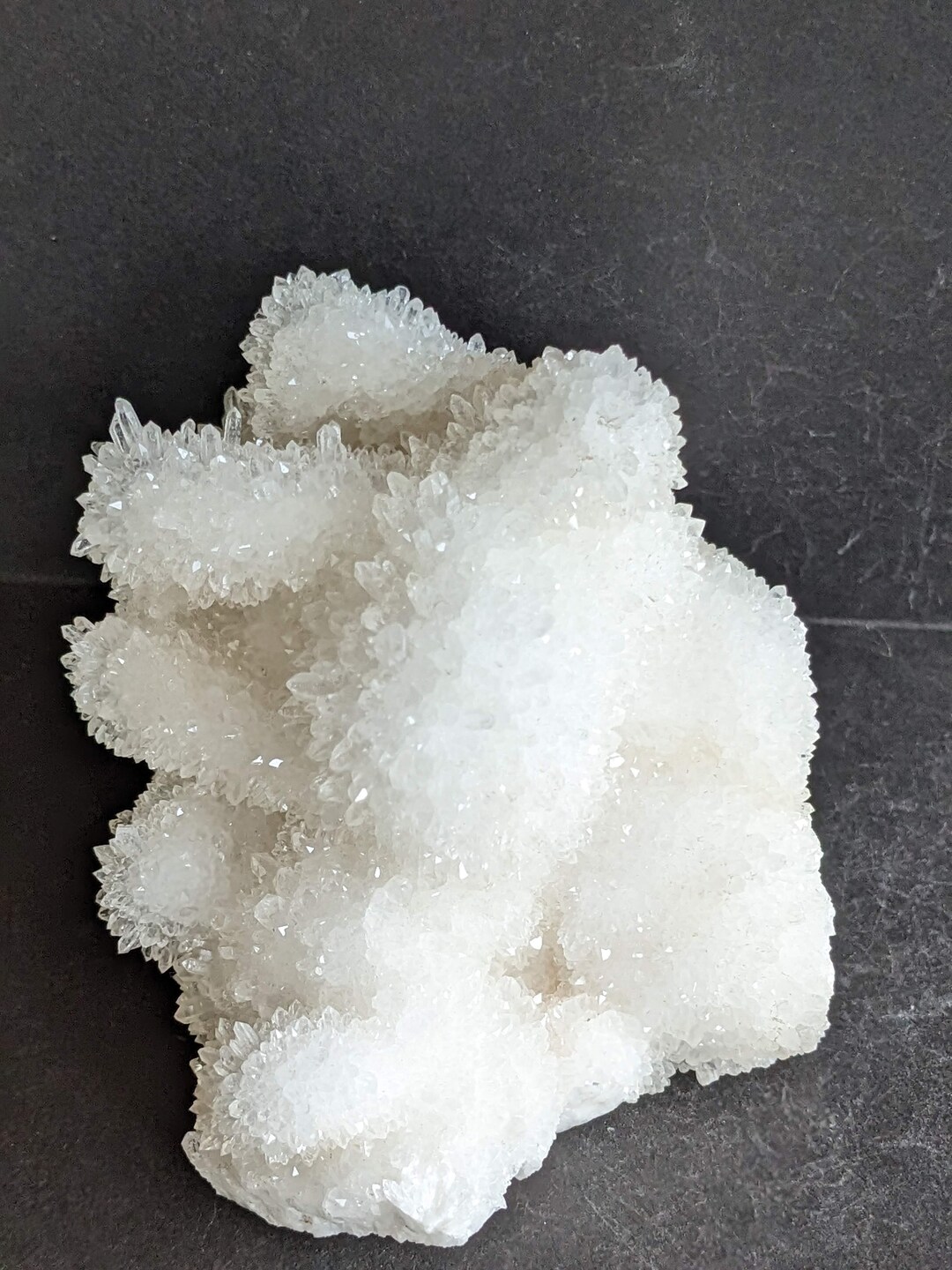 Quartz Pseudomorph Anhydrite- Gypsum- From the Ouray Colorado Rocky ...