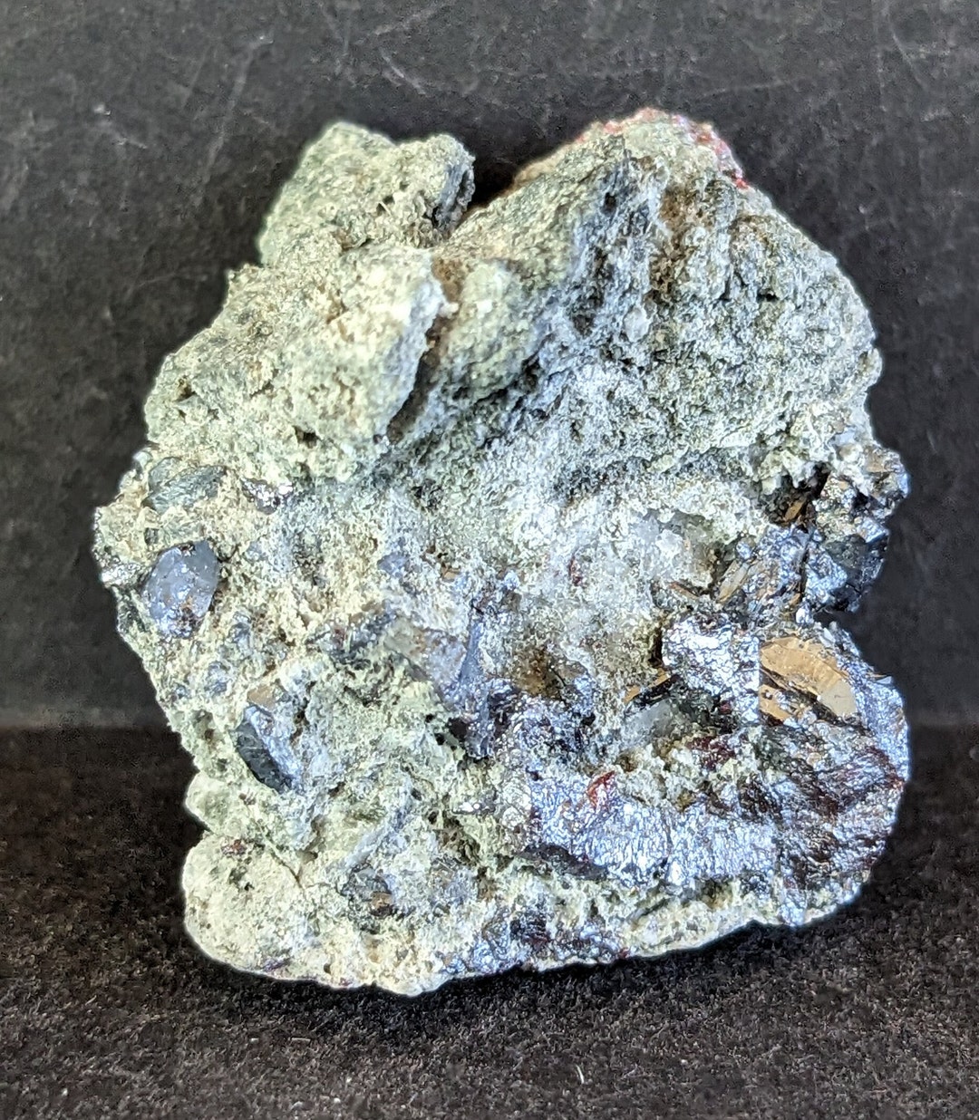 Ruby Silver Proustite and Acanthite Calcite-morocco Metaphysical ...