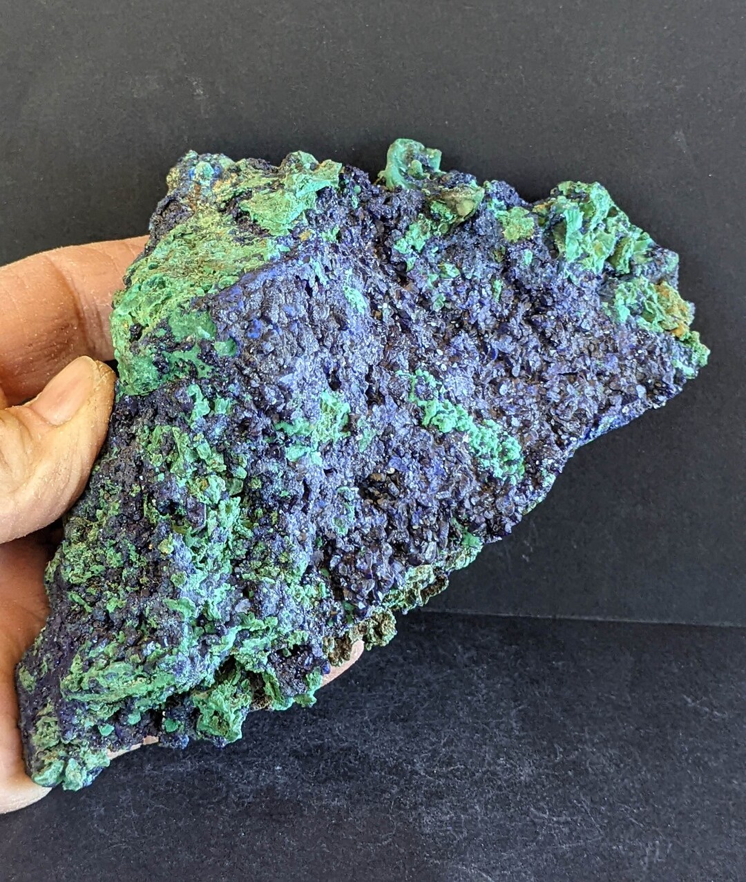 Azurite and Malachite Crystals From Laos-copper Mineral-metaphysical ...