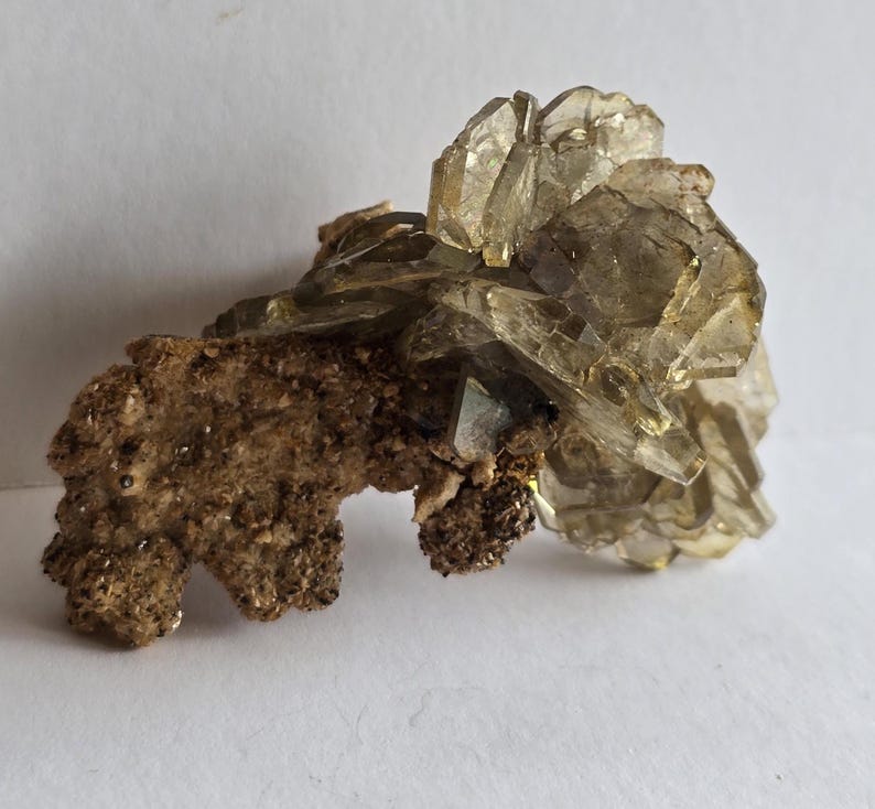 Golden Barite From Peru, Specimen # 7152 - Etsy