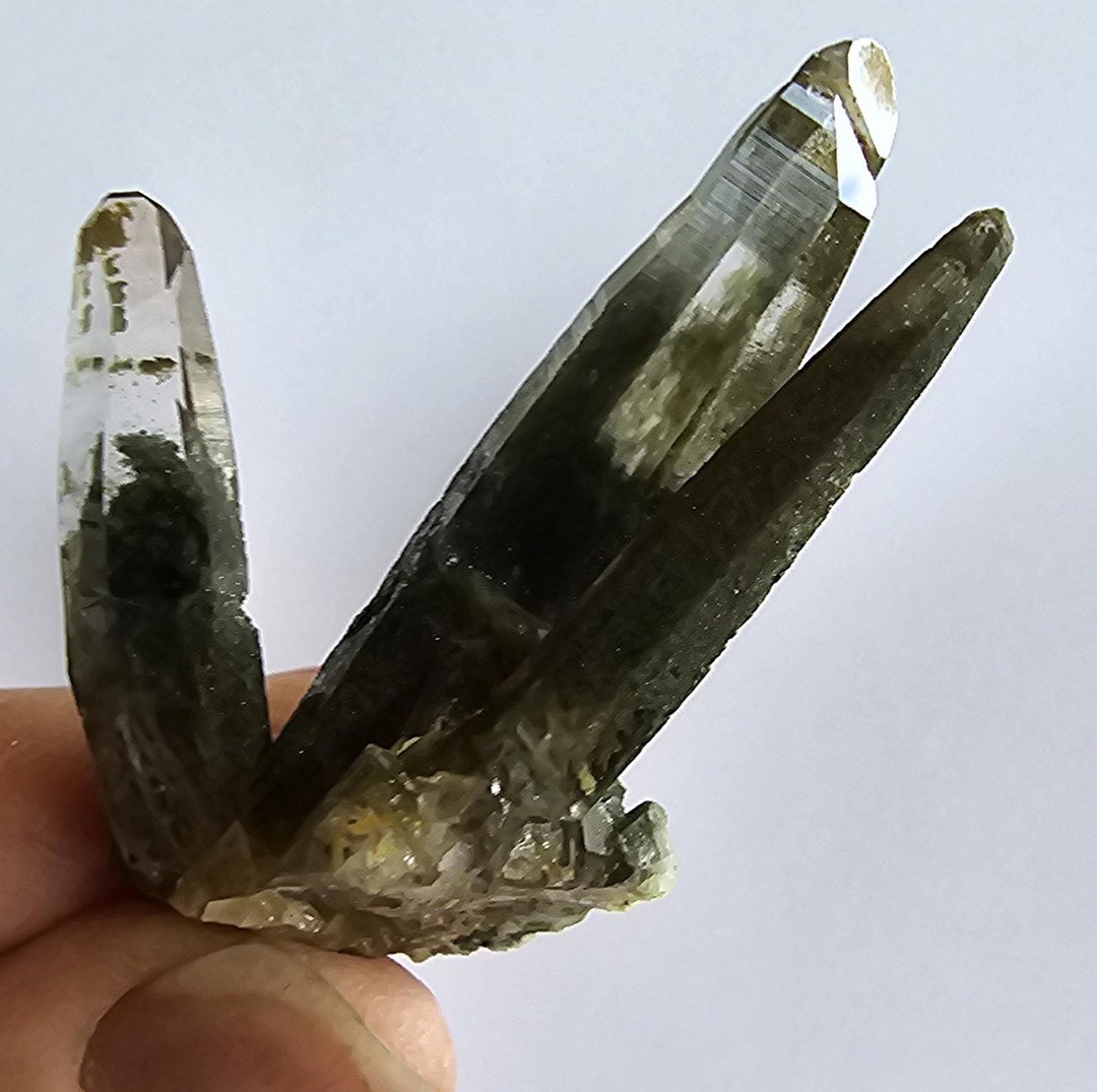 Chlorite Included Quartz Crystal Cluster From Nepal-himalayan Quartz ...